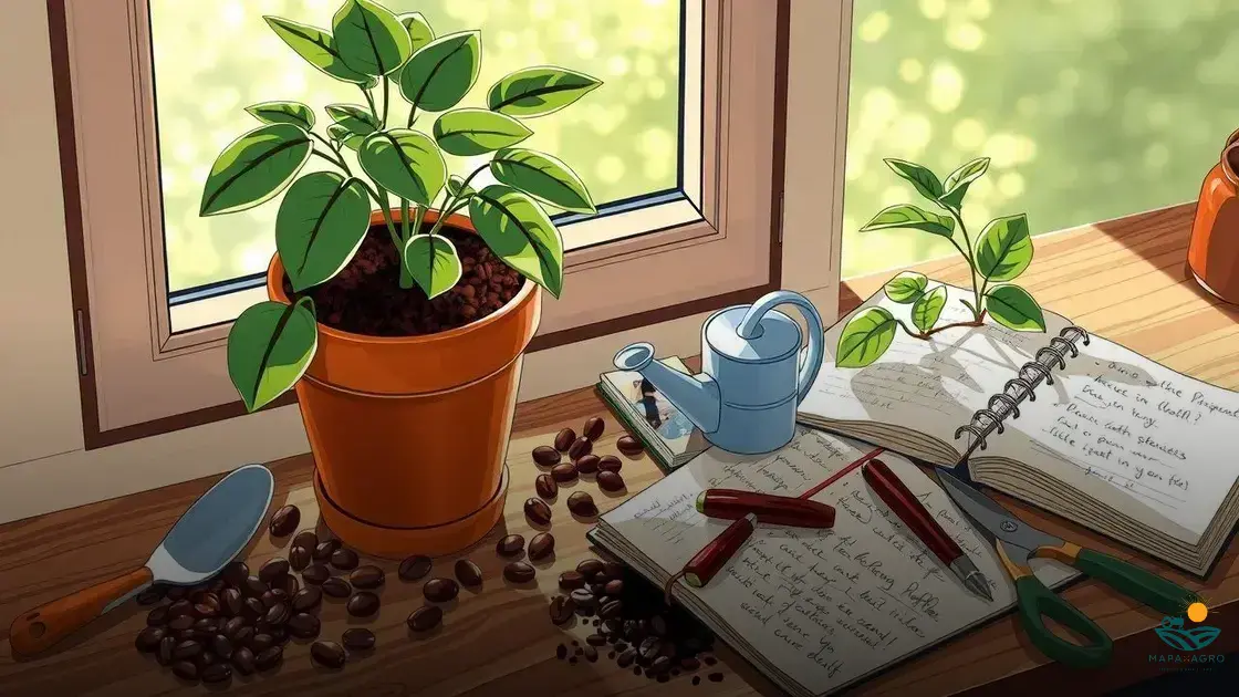 como plantar café em casa e ter grãos frescos sempre